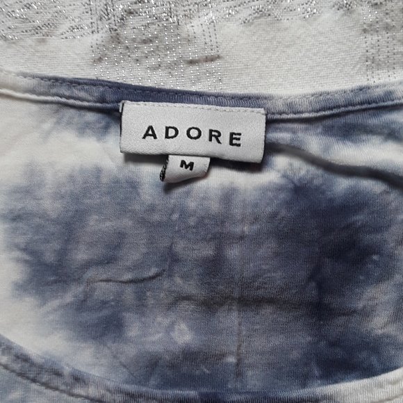 Adore | Tops | Adore Asymmetrical Tee | Poshmark